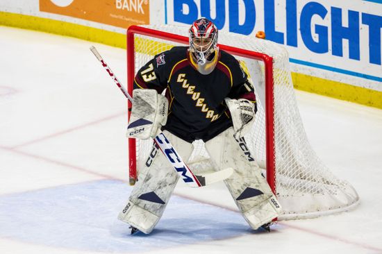 Cleveland Monsters Goaltender Jet Greaves 73 Editorial Stock Photo ...