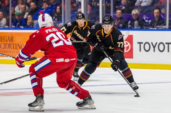Cleveland Monsters Forward Tyler Angle 77 Editorial Stock Photo - Stock ...