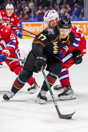 Cleveland Monsters Forward Tyler Angle 77 Editorial Stock Photo - Stock ...