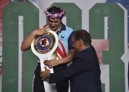 Indias Saweety Boora Bfi President Ajay Editorial Stock Photo - Stock ...