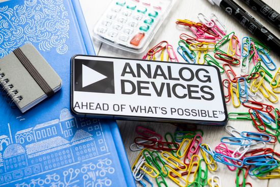 This Photo Illustration Analog Devices Logo Editorial Stock Photo ...