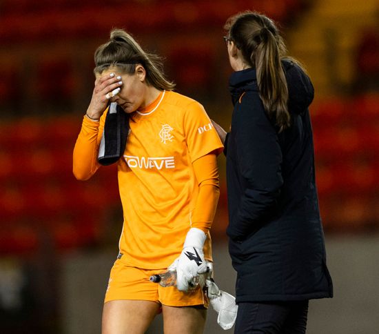 Rangers Womens Goalkeeper Jenna Fife Looks Editorial Stock Photo ...