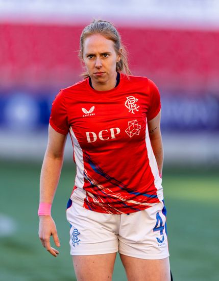 Rangers Womens Defender Kathryn Hill Warms Editorial Stock Photo ...