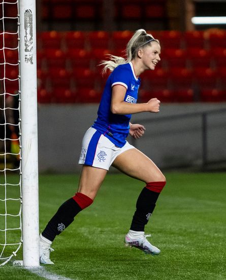 Rangers Womens Forward Brogan Hay Celebrates Editorial Stock Photo ...