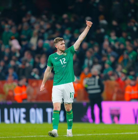 Nathan Collins Ireland Thanks Fans After Editorial Stock Photo - Stock ...