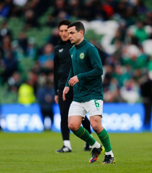 Josh Cullen Ireland Warms Prior Kickoff Editorial Stock Photo - Stock ...