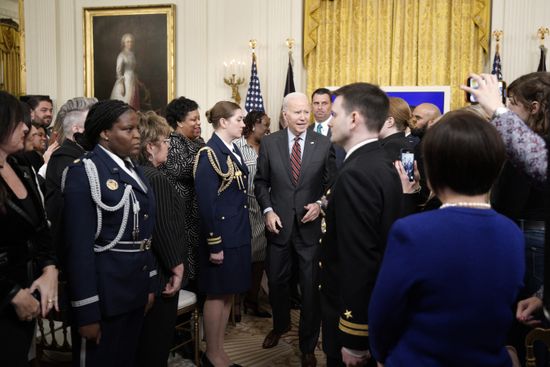 Us President Joe Biden Greets Guests Editorial Stock Photo - Stock ...