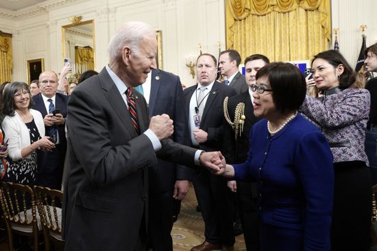 Us President Joe Biden Greets Guests Editorial Stock Photo - Stock ...