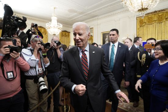 Us President Joe Biden Greets Guests Editorial Stock Photo - Stock ...