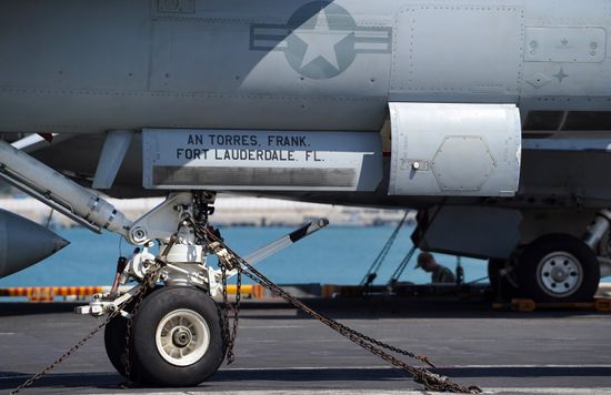 Uss Nimitz Carrier Rok Fleet Command Editorial Stock Photo - Stock ...