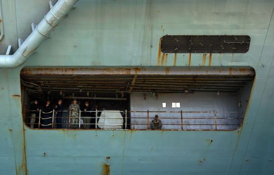 Uss Nimitz Carrier Rok Fleet Command Editorial Stock Photo - Stock ...