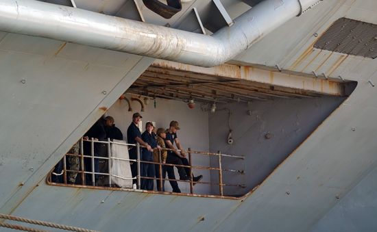 Uss Nimitz Carrier Rok Fleet Command Editorial Stock Photo - Stock ...