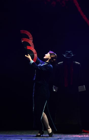 Actors Perform Magic On Stage During Editorial Stock Photo - Stock ...