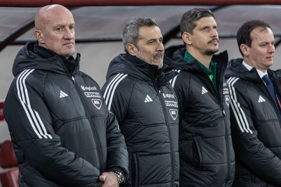 Hungarian Coach Marco Rossi Before Uefa Editorial Stock Photo - Stock ...