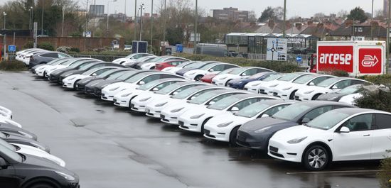 Tesla Cars Lose Value Faster Than Editorial Stock Photo - Stock Image ...