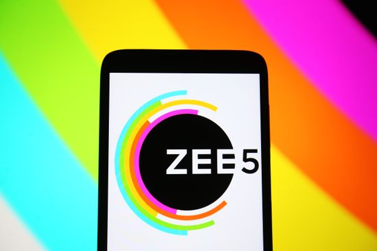 This Photo Illustration Zee5 Logo Seen Editorial Stock Photo - Stock ...