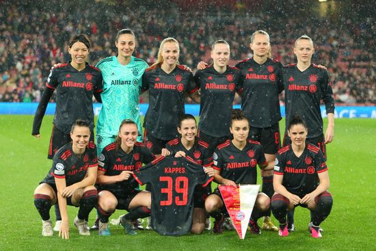 Bayern Munich Starting Lineup Team Photo Editorial Stock Photo - Stock ...