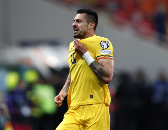 Romanias Andrei Burca Celebrates Afetr Scoring Editorial Stock Photo ...