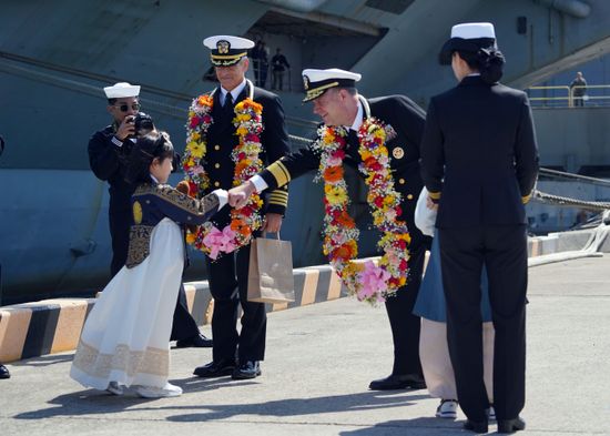 Rear Admiral Christopher Sweeney Commander Carrier Editorial Stock ...