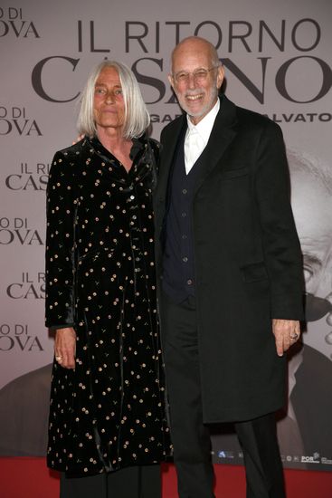 Gabriele Salvatores His Wife Rita Rabassini Editorial Stock Photo ...