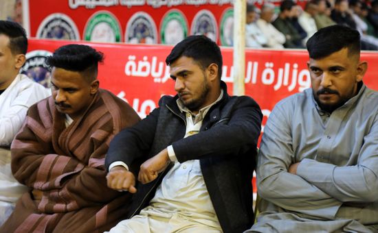 Iraqi Men Play Traditional Game Mheibes Editorial Stock Photo - Stock ...