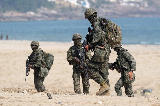Republic Korea Marine Corps Rokmc During Editorial Stock Photo - Stock ...