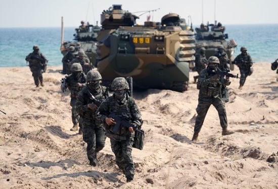 Republic Korea Marine Corps Rokmc During Editorial Stock Photo - Stock ...