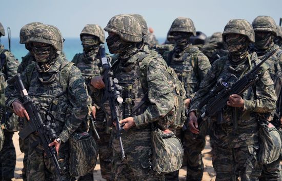 Republic Korea Marine Corps Rokmc During Editorial Stock Photo - Stock ...