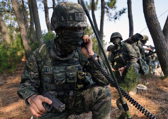 Republic Korea Marine Corps Rokmc During Editorial Stock Photo - Stock ...