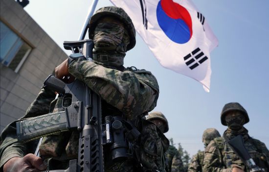 Republic Korea Marine Corps Rokmc During Editorial Stock Photo - Stock ...