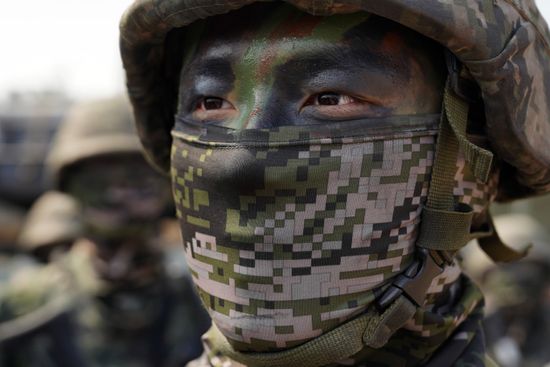 Republic Korea Marine Corps Rokmc During Editorial Stock Photo - Stock ...