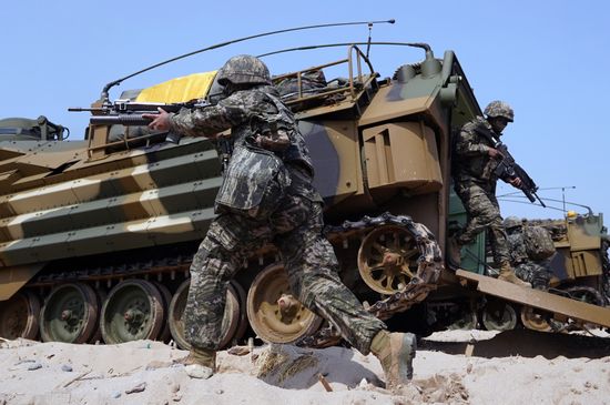 Republic Korea Marine Corps Rokmc During Editorial Stock Photo - Stock ...
