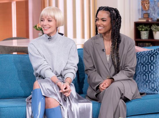 Lily Allen Freema Agyeman Editorial Stock Photo - Stock Image ...