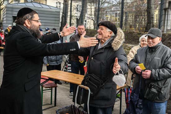 Berlin Rabbi Yehuda Teichtal L Hugs Editorial Stock Photo - Stock Image ...