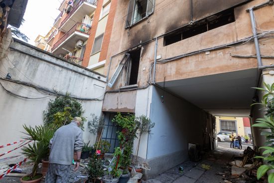 Milan Italy News Explosion Fire During Editorial Stock Photo - Stock ...