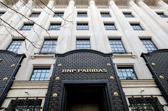 Exterior View Bnp Paribas Headquarters Paris Editorial Stock Photo ...