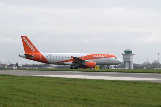 First Easyjet Aircraft Takes Off Southend Editorial Stock Photo - Stock ...