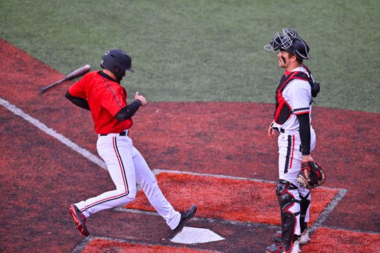 Louisville Infielder Logan Beard Seen Scoring Editorial Stock Photo ...