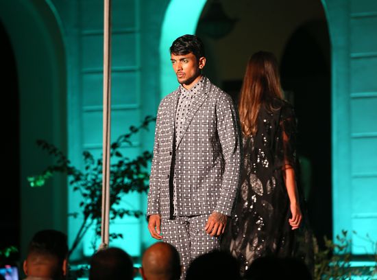 Models Presenting Creations By Fashion Designer Editorial Stock Photo ...