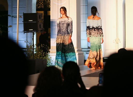 Models Presenting Creations By Sri Lankan Editorial Stock Photo - Stock ...