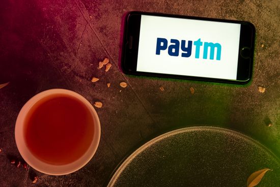 This Photo Illustration Paytm Logo Seen Editorial Stock Photo - Stock ...