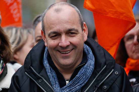 French Democratic Confederation Labour Cfdt Union Editorial Stock Photo ...