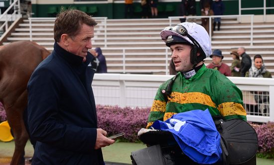 Jockey Jonjo Jr Speaks Ap Mccoy Editorial Stock Photo - Stock Image ...