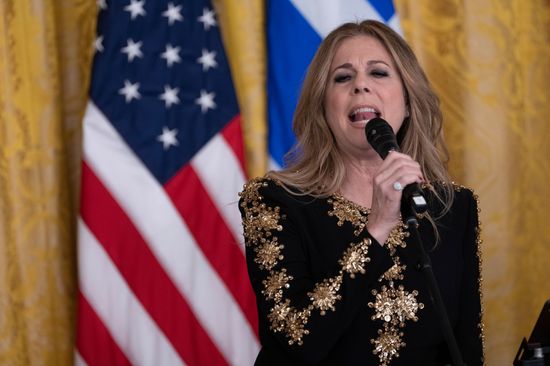 Rita Wilson Actress Producer Singersongwriter Performs Editorial Stock ...