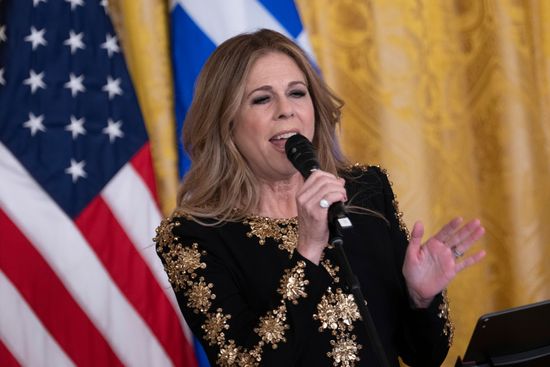 Rita Wilson Actress Producer Singersongwriter Performs Editorial Stock ...