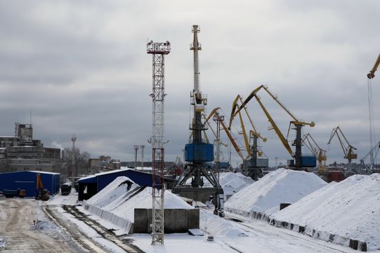 Seaport Vyborg Known Vyborgsky Port Located Editorial Stock Photo ...