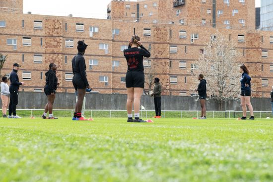 Rugby Training Raoul Montbrand Stadium Pantin Editorial Stock Photo ...