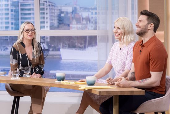 Claire Cossey Holly Willoughby Joel Dommett Editorial Stock Photo ...