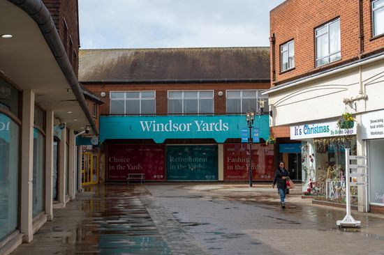 Quiet Day Windsor Yards Shopping Centre Editorial Stock Photo - Stock Image | Shutterstock