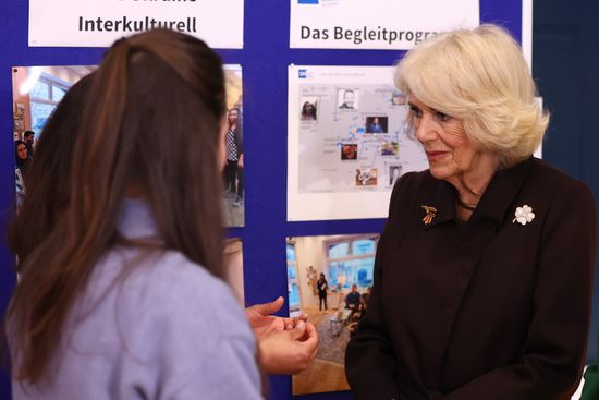 Camilla Visits Berlin Refugio Project Editorial Stock Photo - Stock ...